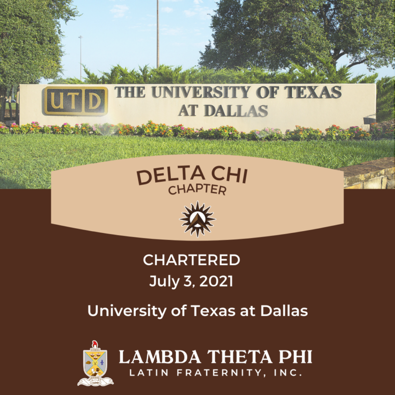 Congratulations to our Delta Chi Chapter for Chartering – Lambda Theta ...